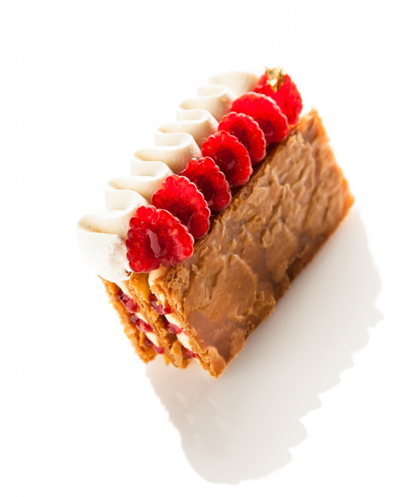 RECETTE PRO : MILLE FEUILLE VANILLE FRAMBOISE – Sébastien Serveau